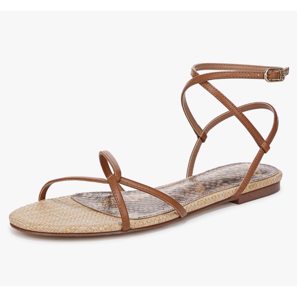 Sam Edelman | Shoes | New I Sam Edelman Brown Ellina Strappy Sandals ...